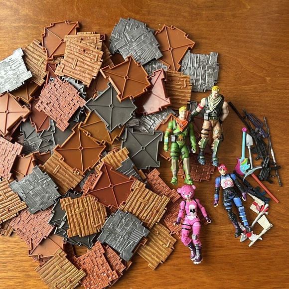 Fortnite | Toys | Fortnite Building Tiles And Action Figures | Poshmark